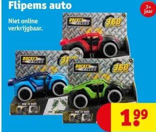 Flipems auto aanbieding bij Kruidvat