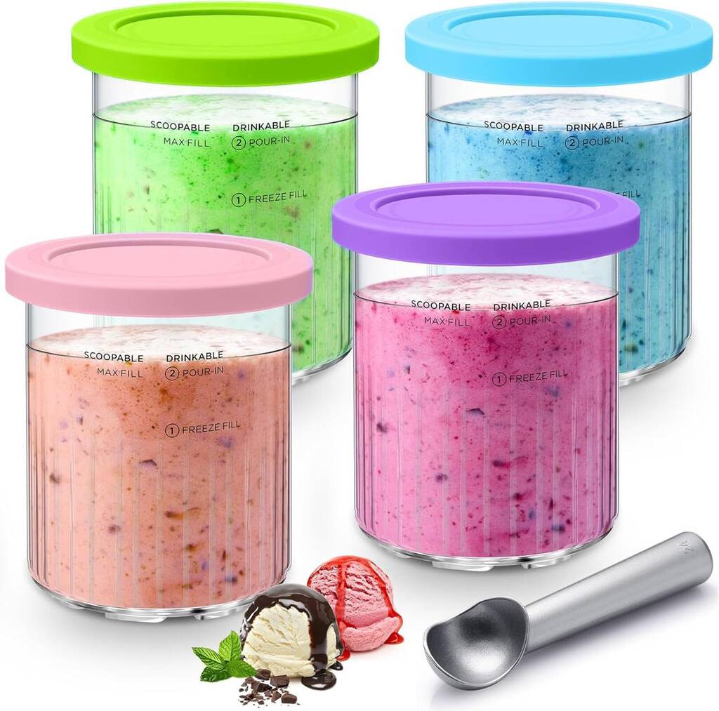 Ninja Creami containers voor NC501 NC500EU-serie, 680 ml, 11-in-1 Ninja ...