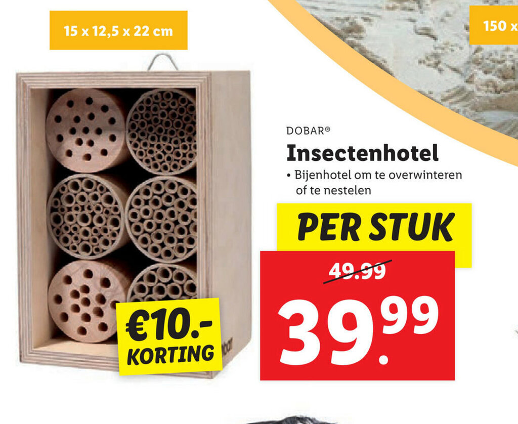 Insectenhotel aanbieding bij Lidl