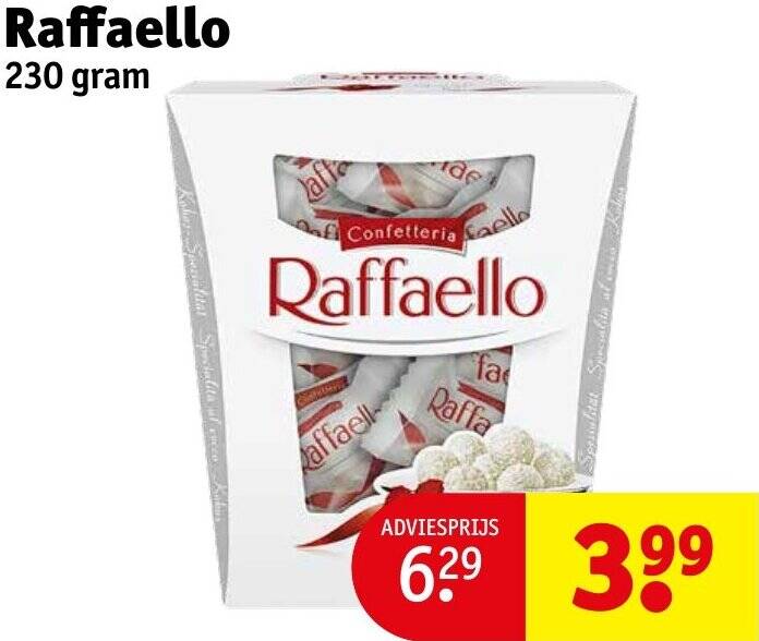 Raffaello 230g aanbieding bij Kruidvat