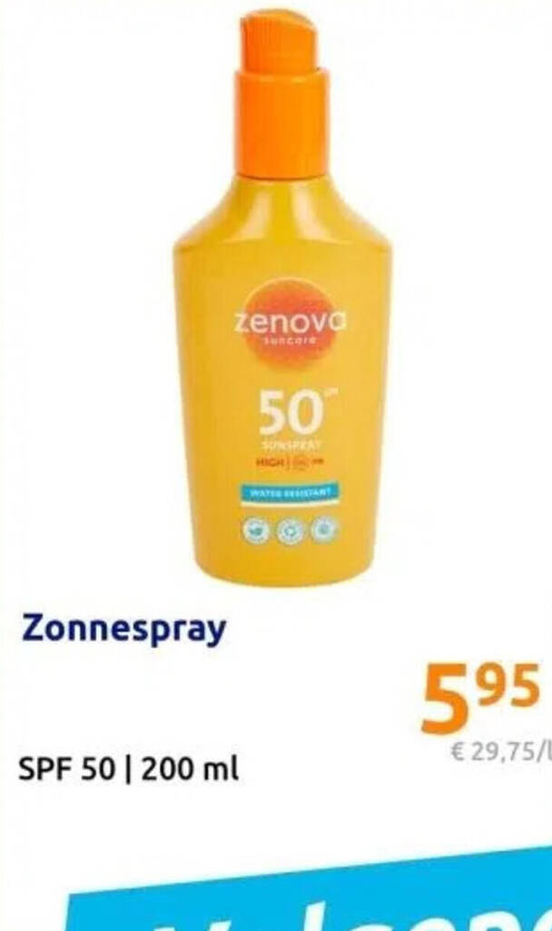Zonnespray SPF 50 200 ml aanbieding bij Action