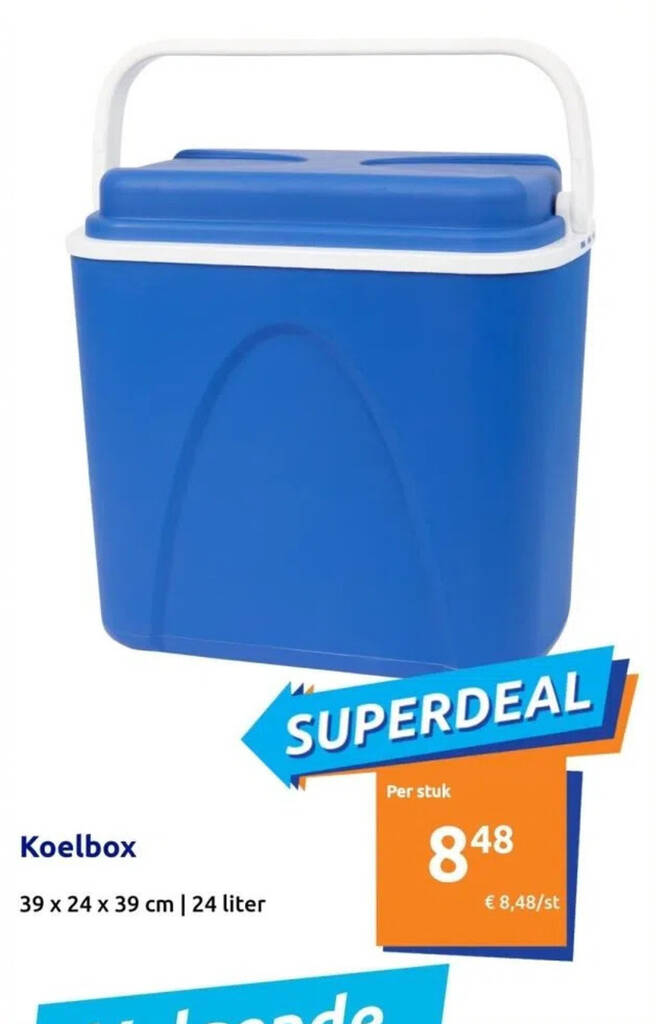 Koelbox 39 x 24 x 39 cm 24 liter aanbieding bij Action