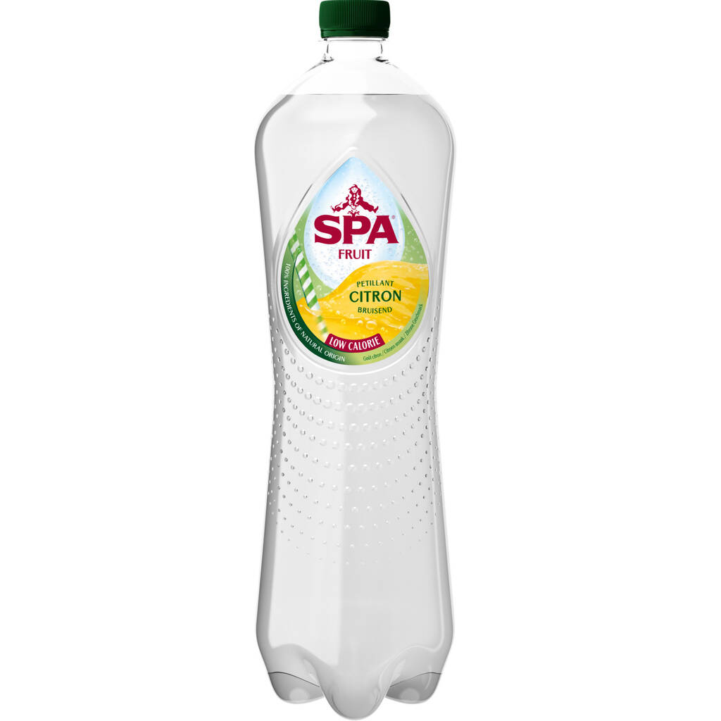 Spa Fruit sparkling citron aanbieding bij Dekamarkt