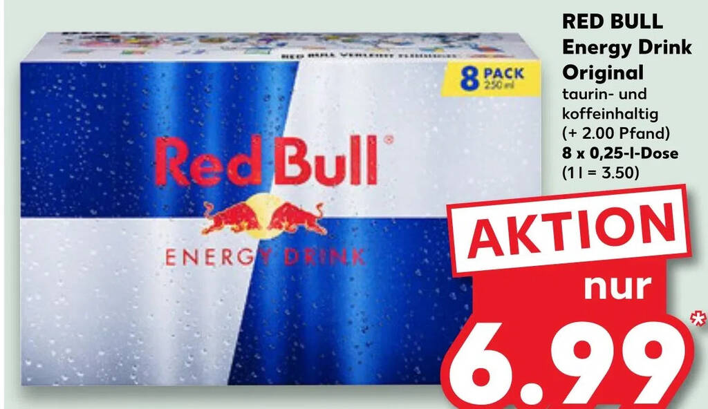 Faszinierend Kaufland Red Bull Preis Fotos