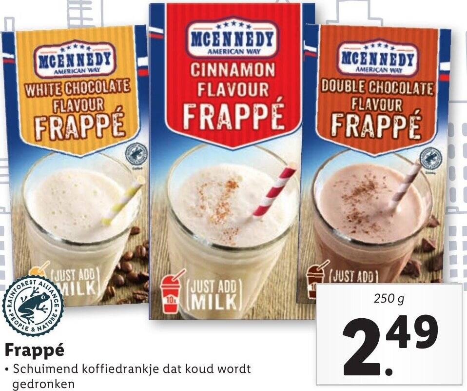 MCENNEDY Frappé 250g aanbieding bij Lidl