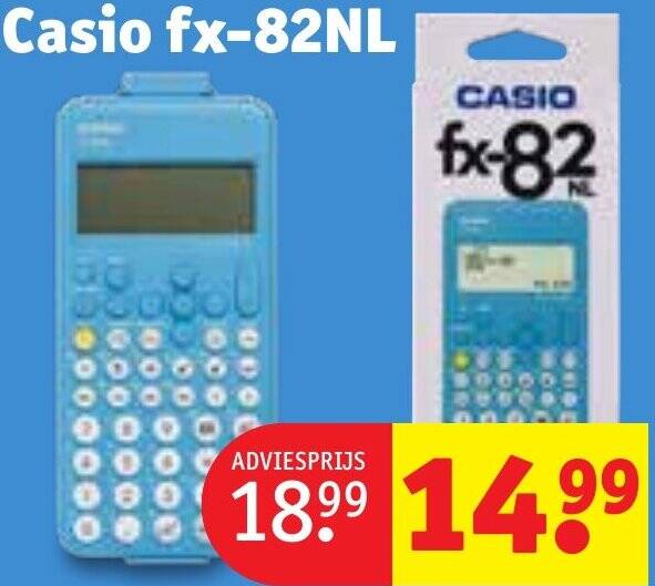 Casio fx-82NL aanbieding bij Kruidvat
