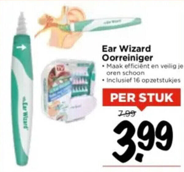 Ear Wizard Oorreiniger aanbieding bij Vomar Voordeelmarkt