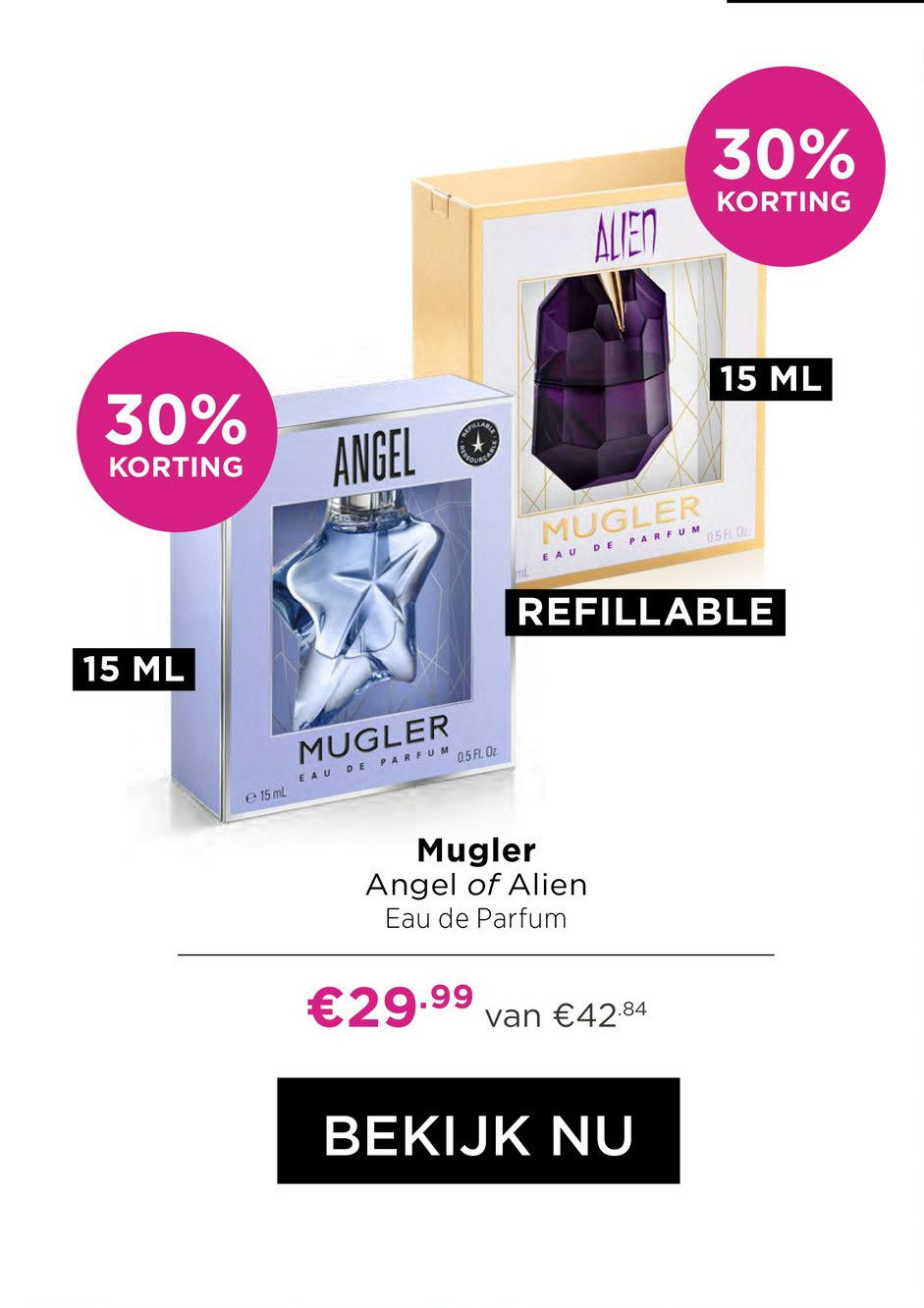 Mugler Angel of Alien Eau de Parfum aanbieding bij ICI Paris XL