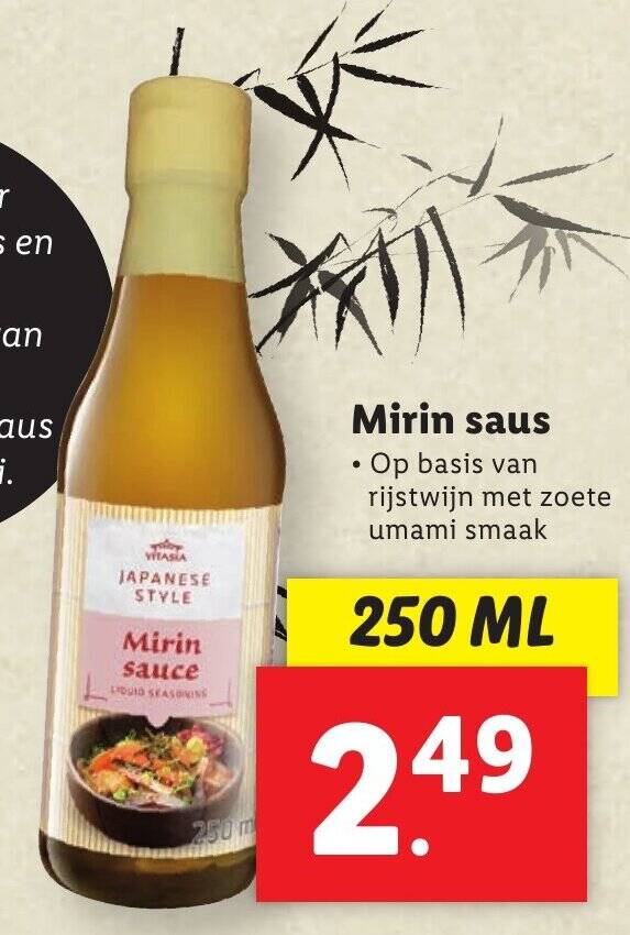 Mirin sauce 250ml aanbieding bij Lidl
