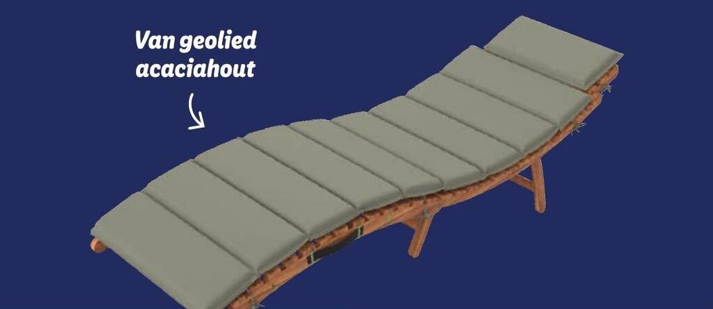 LIVARNO home Houten ligbed Sevilla 188 x 60 x 54 cm aanbieding bij Lidl