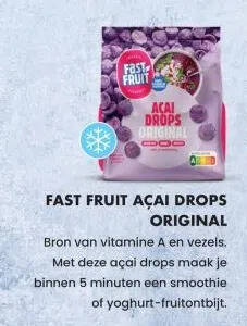 FAST FRUIT AÇAI DROPS ORIGINAL aanbieding bij Albert Heijn