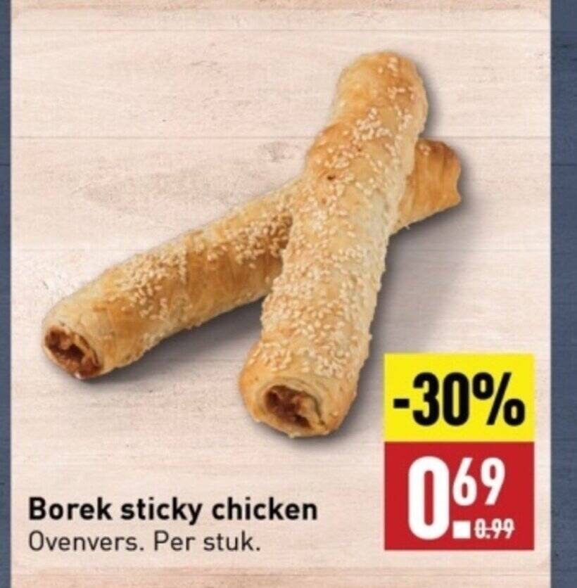 Borek sticky chicken aanbieding bij ALDI