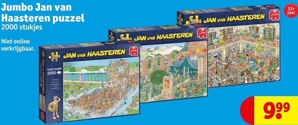 Jumbo Jan van Haasteren puzzel 2000 stukjes aanbieding bij Kruidvat