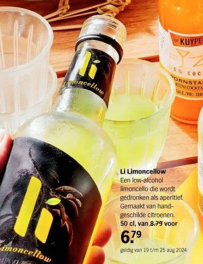 Li Limoncellow Een low-alcohol limoncello aanbieding bij Albert Heijn