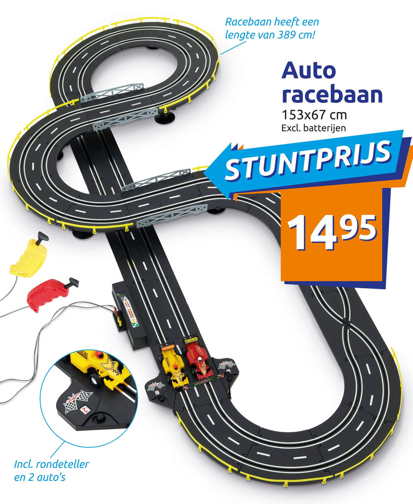 Auto racebaan aanbieding bij Action