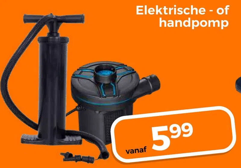 Elektrische - of handpomp aanbieding bij Trekpleister