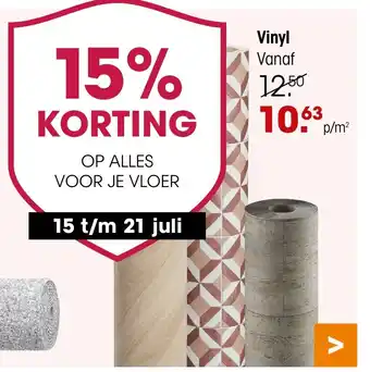Vinyl aanbieding bij Kwantum