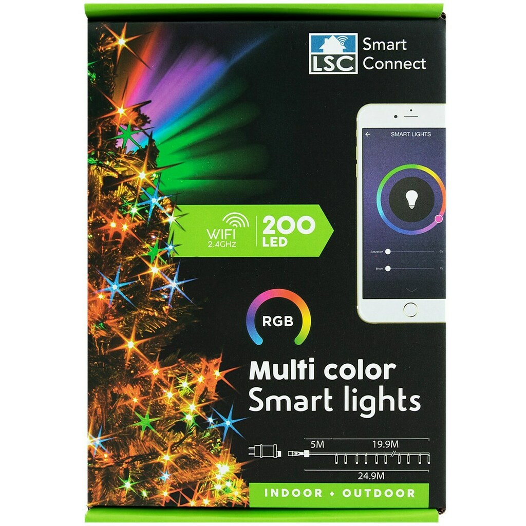 LSC Smart Connect multicolor kerstverlichting aanbieding bij Action