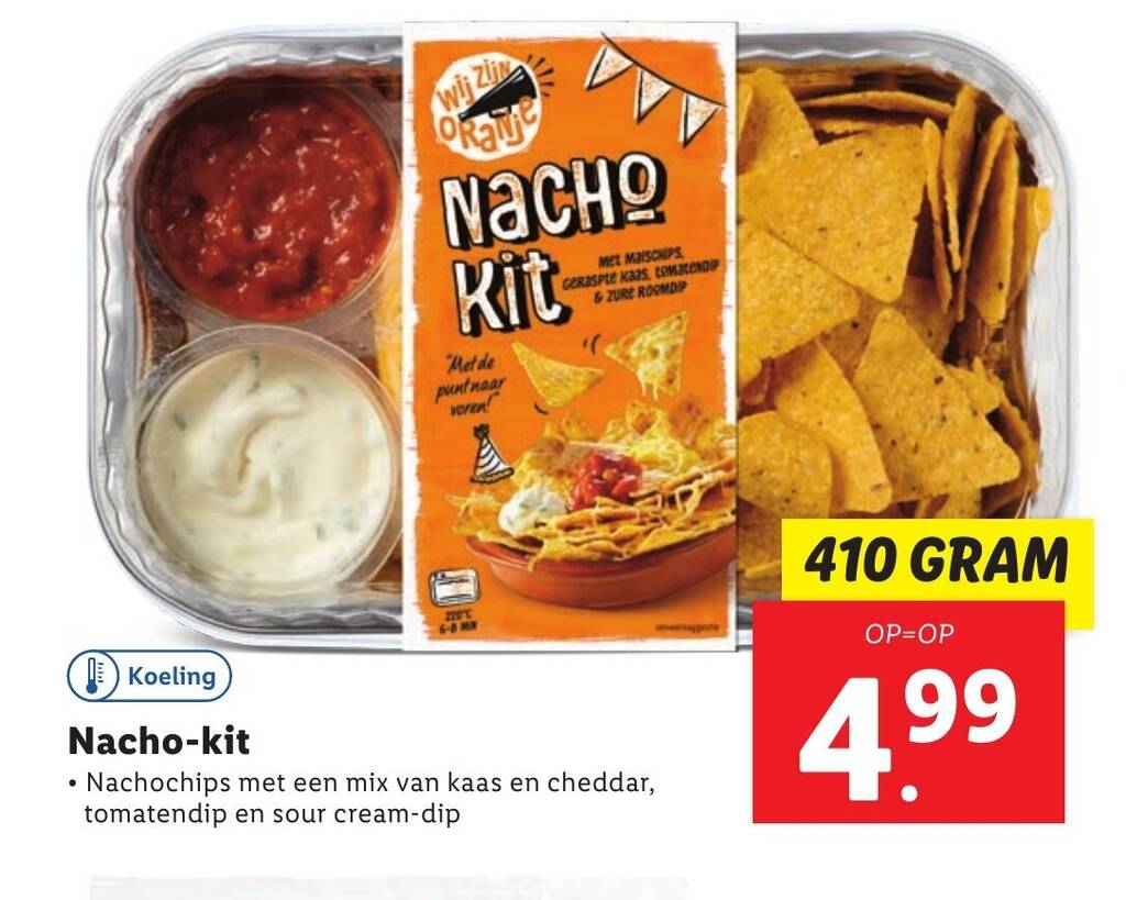 Nacho kit 410 gram aanbieding bij Lidl