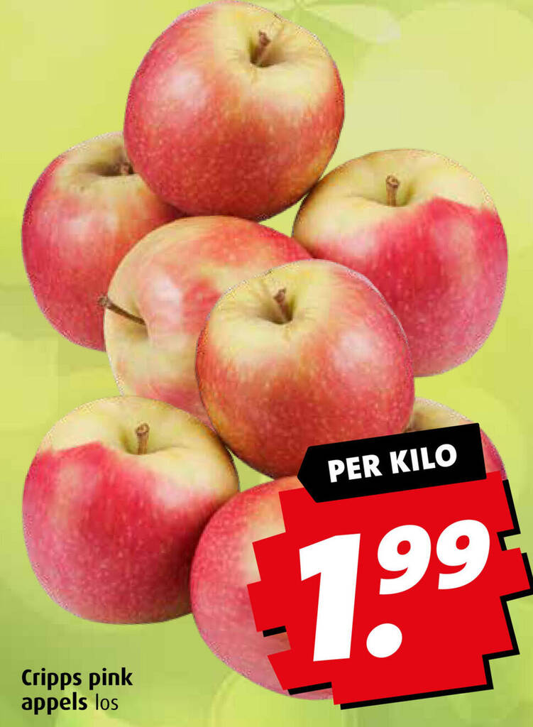 Cripps pink appels per kilo aanbieding bij Boni