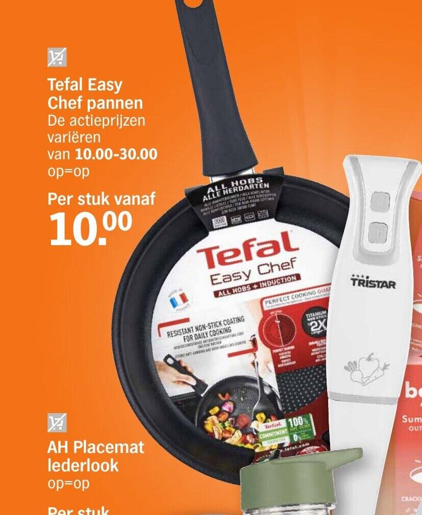 Tefal Easy Chef pannen aanbieding bij Albert Heijn
