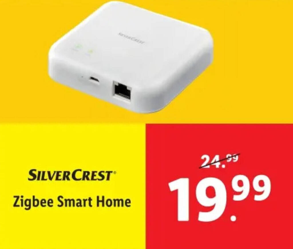 Silvercrest zigbee smart home aanbieding bij Lidl