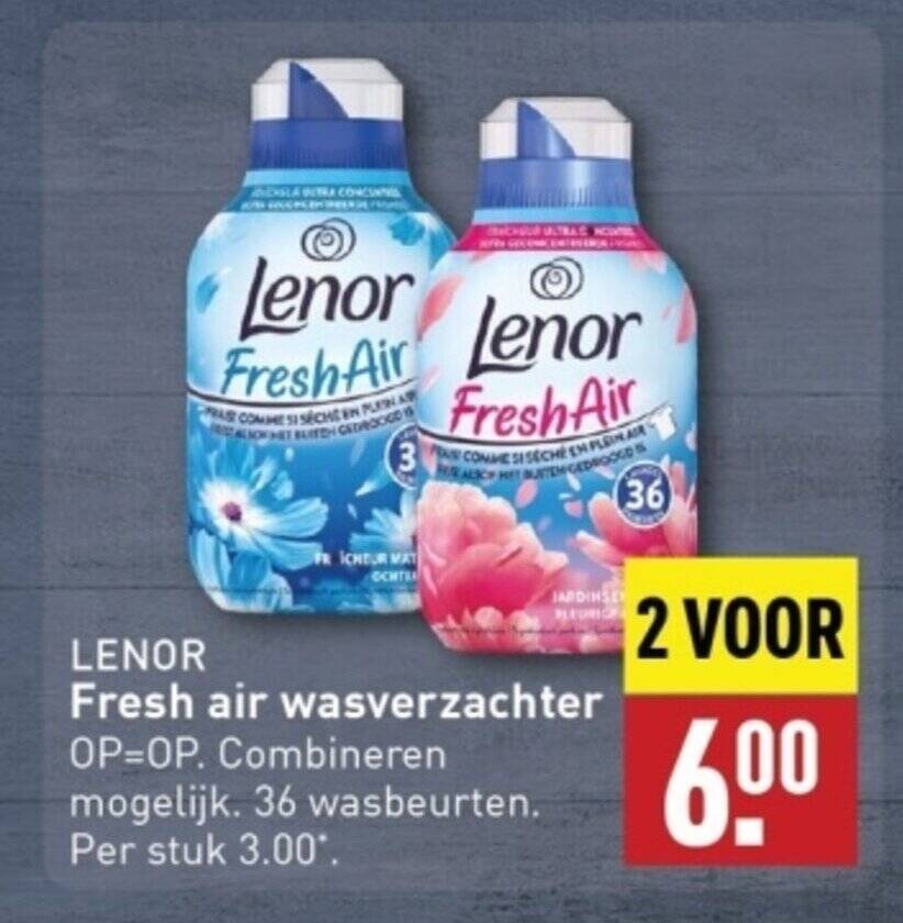 LENOR Fresh air wasverzachter aanbieding bij ALDI