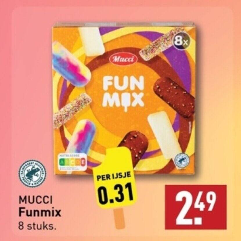 MUCCI Funmix aanbieding bij ALDI