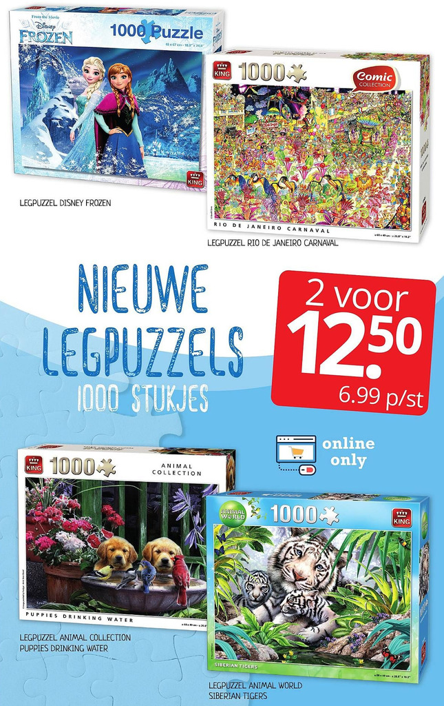 Legpuzzel 1000 Stukjes aanbieding bij Boekenvoordeel