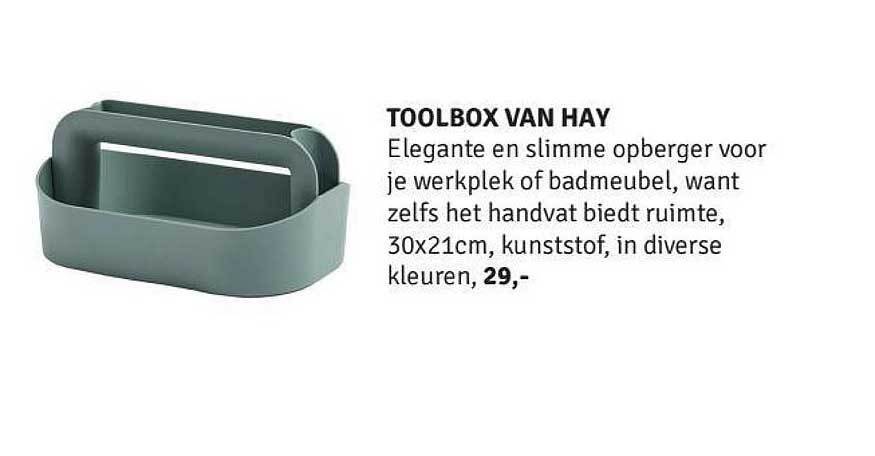 Toolbox van hay aanbieding bij Nijhof