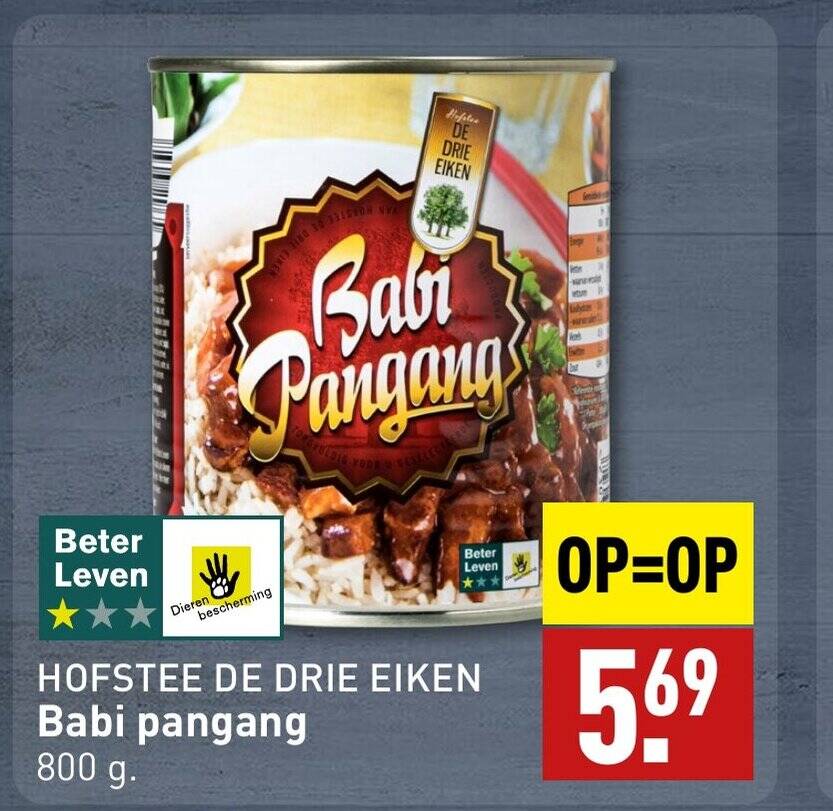 Babi pangang 800 g aanbieding bij ALDI