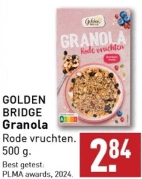 GOLDEN BRIDGE Granola 500g aanbieding bij ALDI