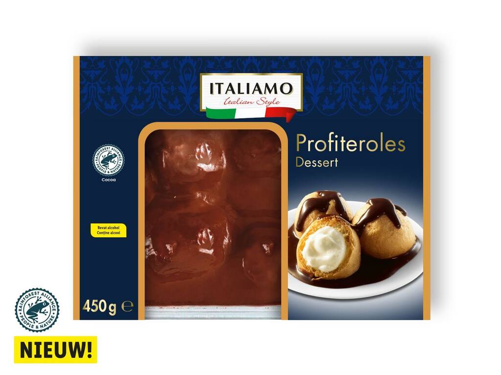 Profiteroles aanbieding bij Lidl