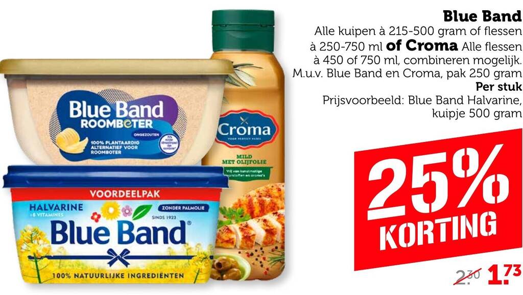 Blue Band of Croma aanbieding bij Coop
