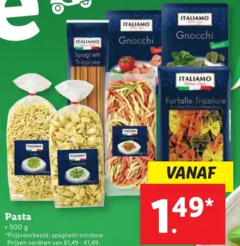 Italiamo pasta 500g aanbieding bij Lidl