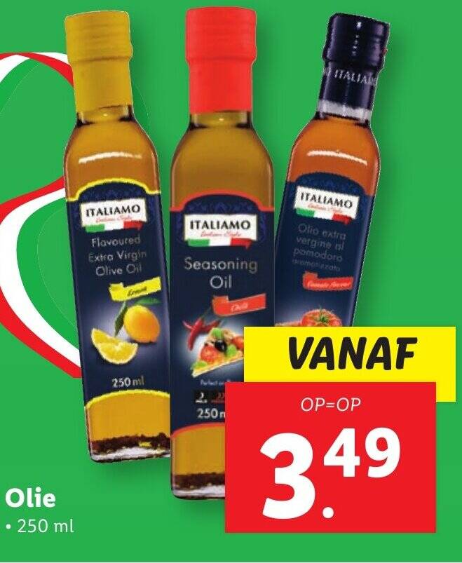 Olie 250 ml aanbieding bij Lidl