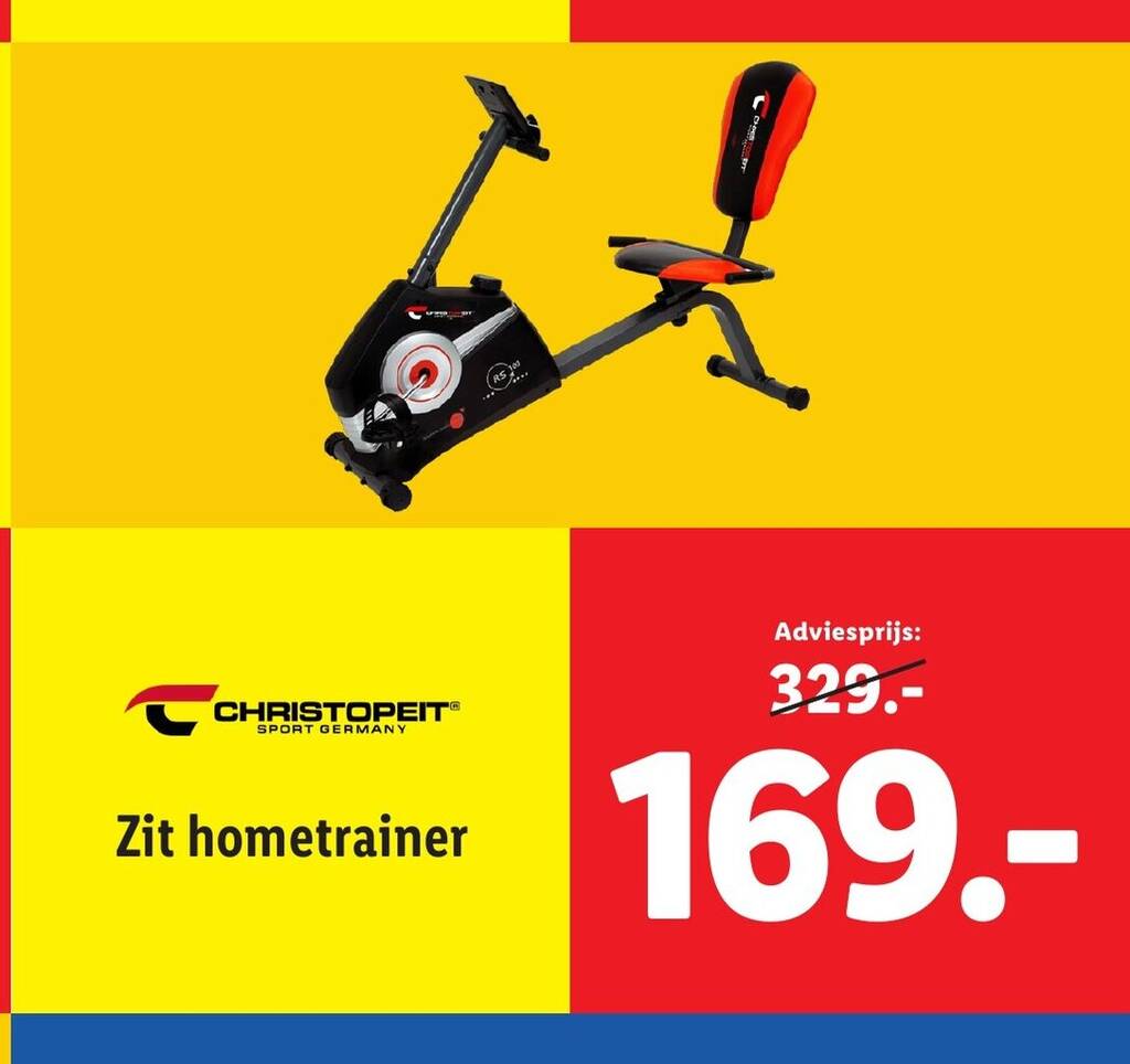 Zit hometrainer aanbieding bij Lidl