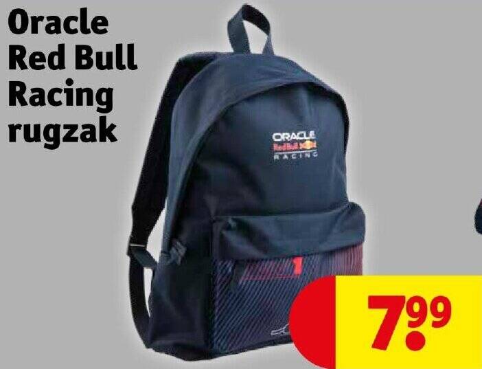 Oracle Red Bull Racing rugzak aanbieding bij Kruidvat