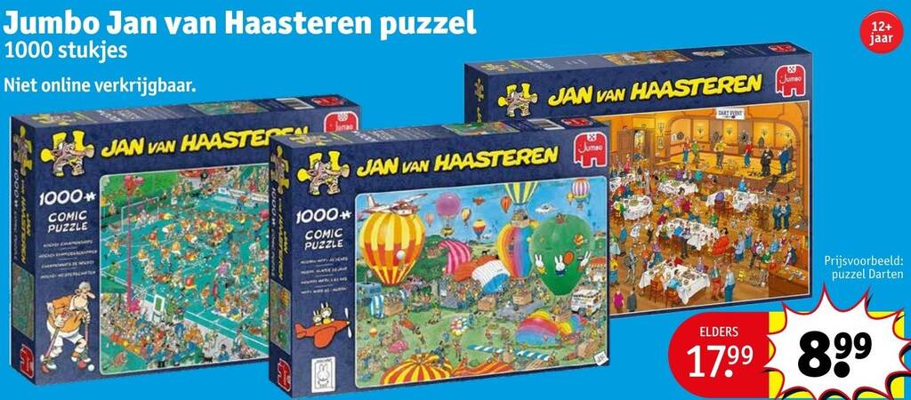 Jumbo Jan van Haasteren puzzel 1000 stukjes aanbieding bij Kruidvat