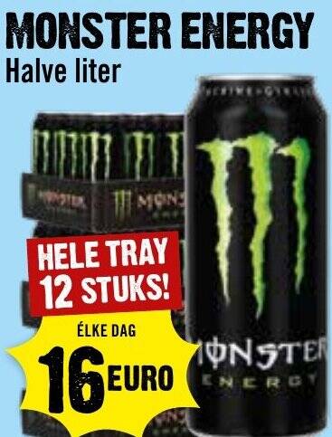 MONSTER ENERGY Halve liter aanbieding bij Dirck 3