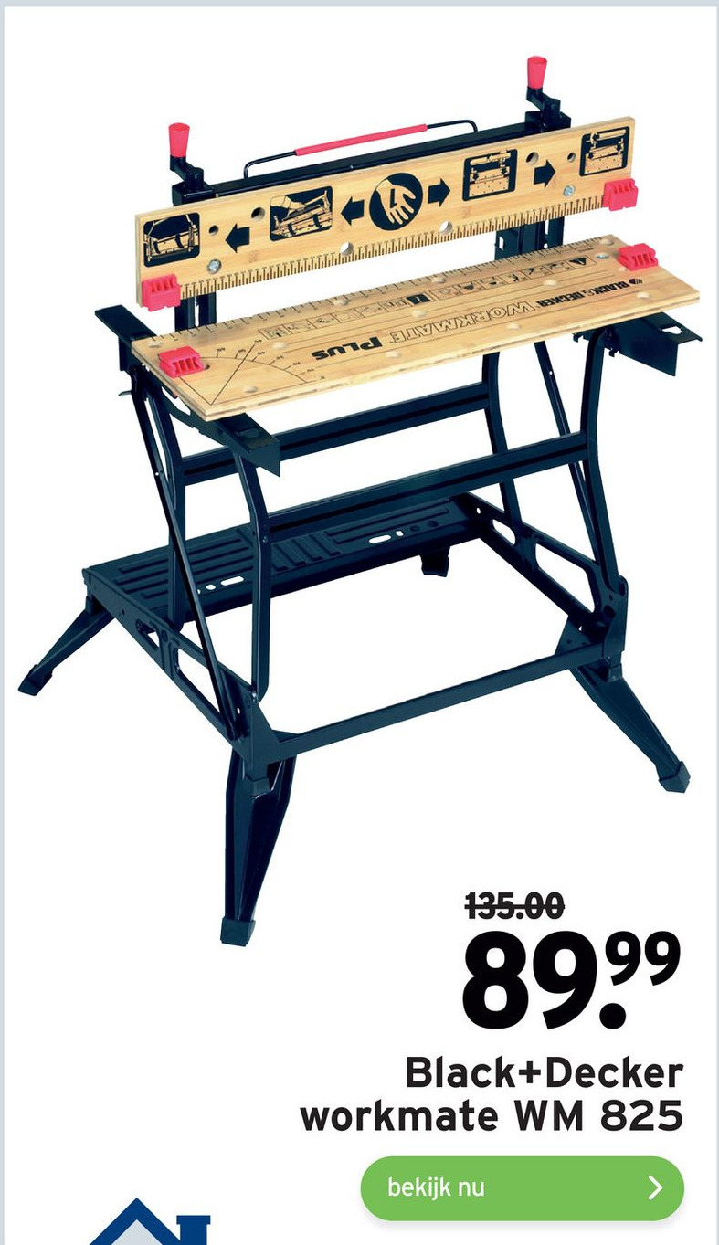 Black+Decker workmate WM 825 aanbieding bij GAMMA