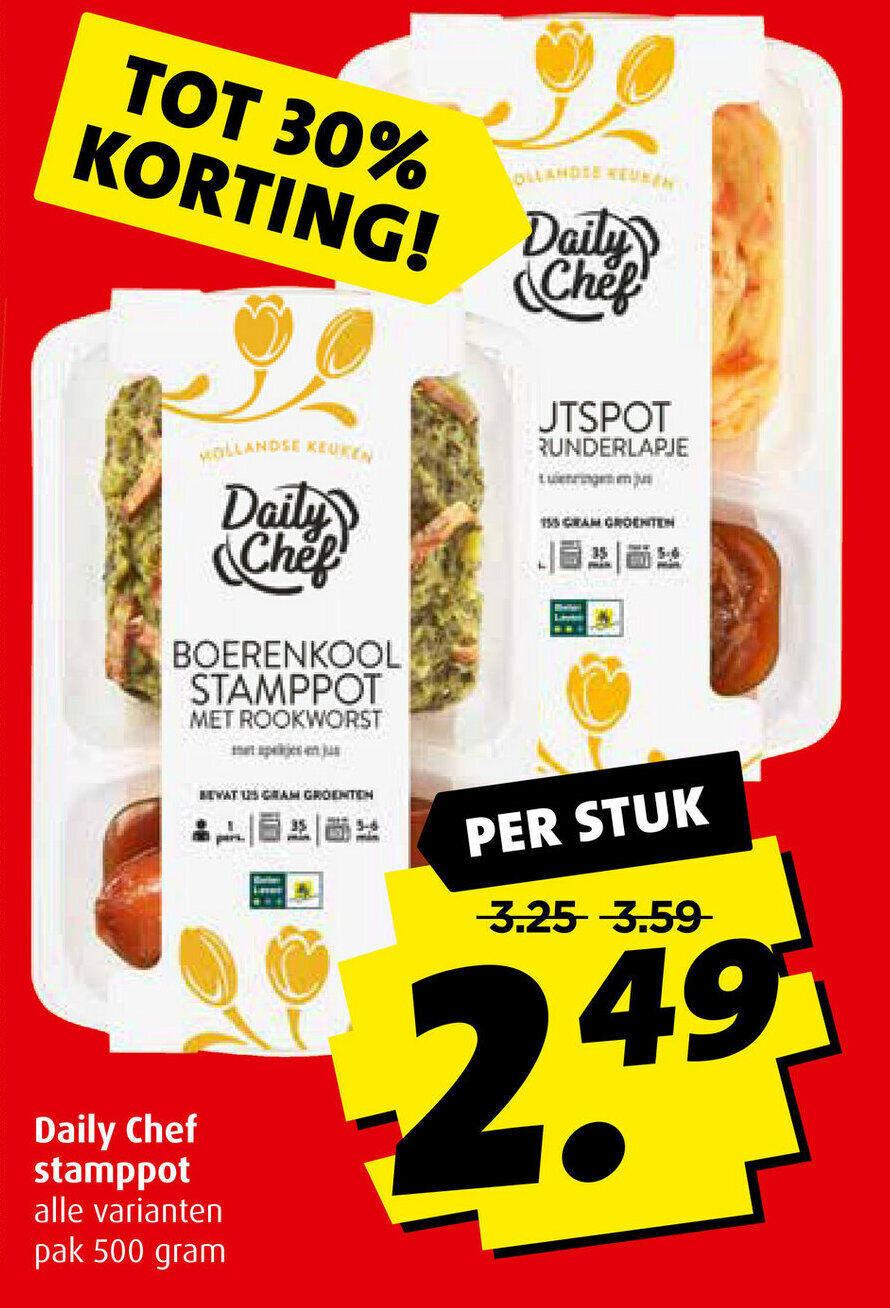 Daily Chef 500g aanbieding bij Boni