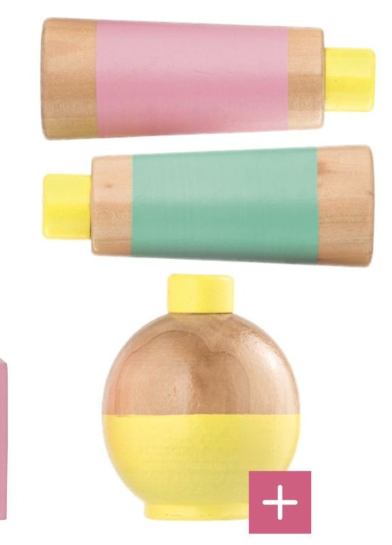 set houten parfumflesjes aanbieding bij HEMA