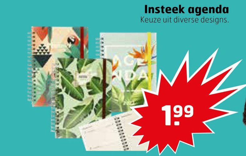 Insteek agenda aanbieding bij Trekpleister