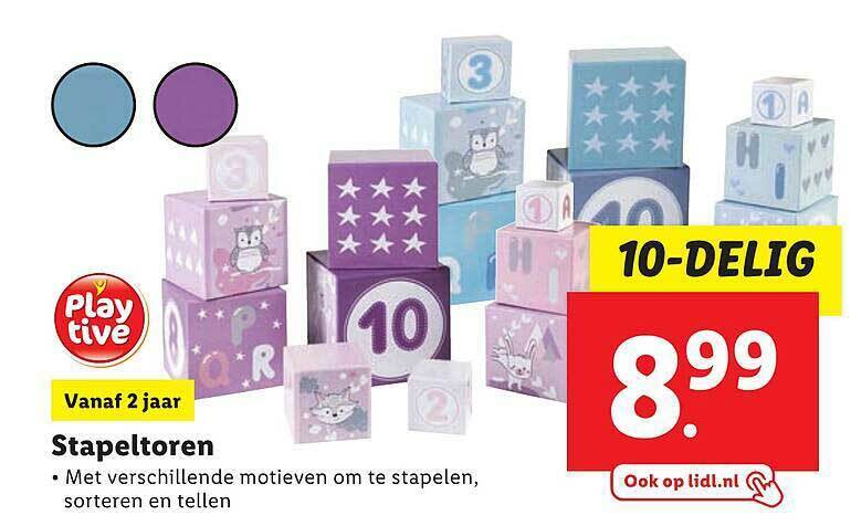 Play Tive Stapeltoren aanbieding bij Lidl