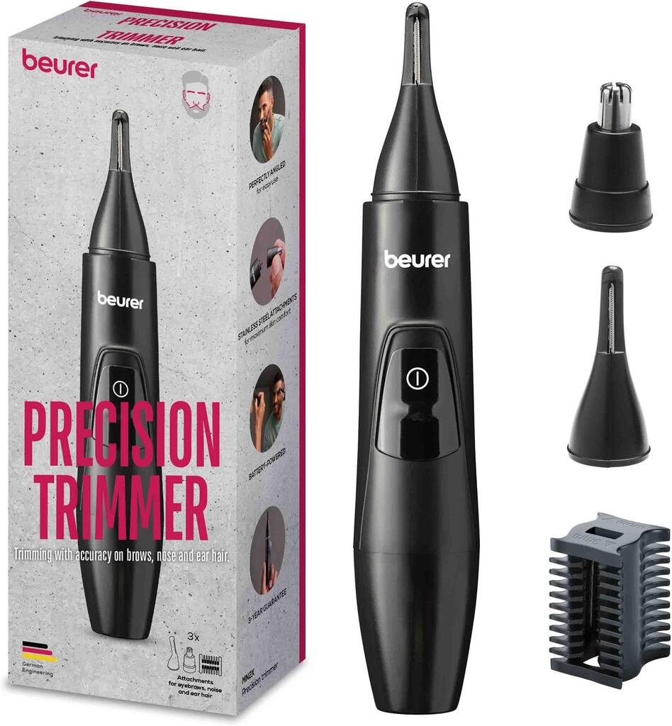Beurer MN2X precisietrimmer, voor het trimmen en vormgeven van oog ...