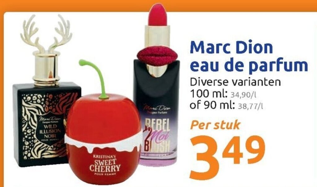 Marc Dion eau de parfum aanbieding bij Action