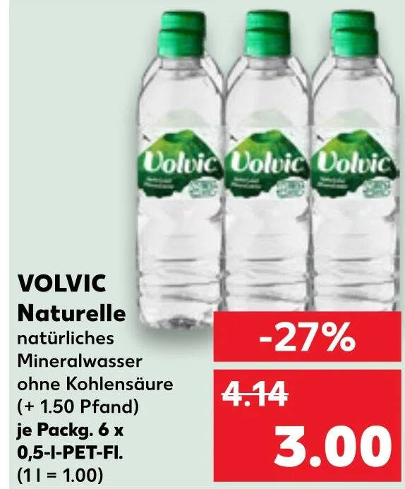VOLVIC Naturelle aanbieding bij Kaufland DE