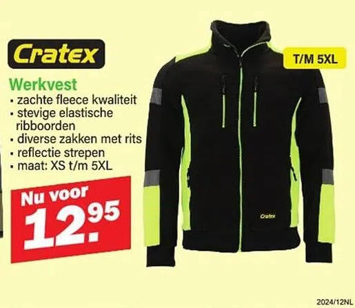 Cratex Werkvest aanbieding bij Van Cranenbroek