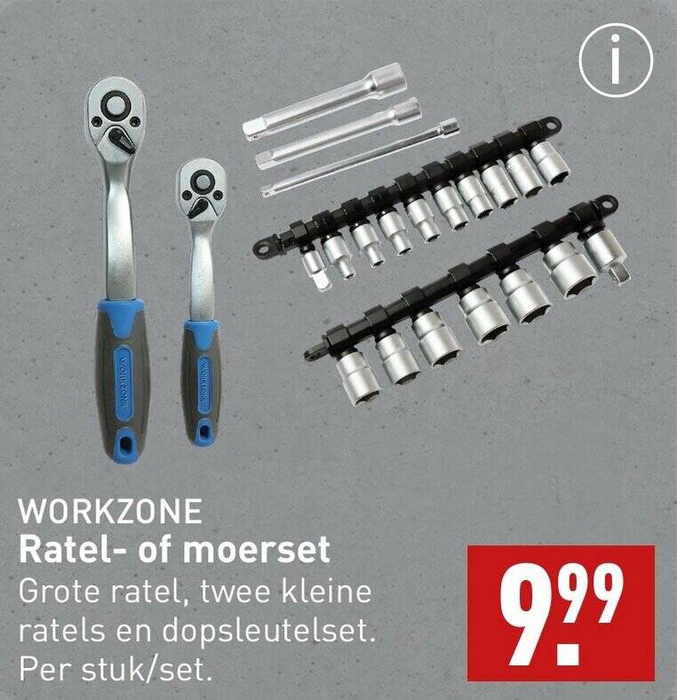WORKZONE Ratel of moerset aanbieding bij ALDI